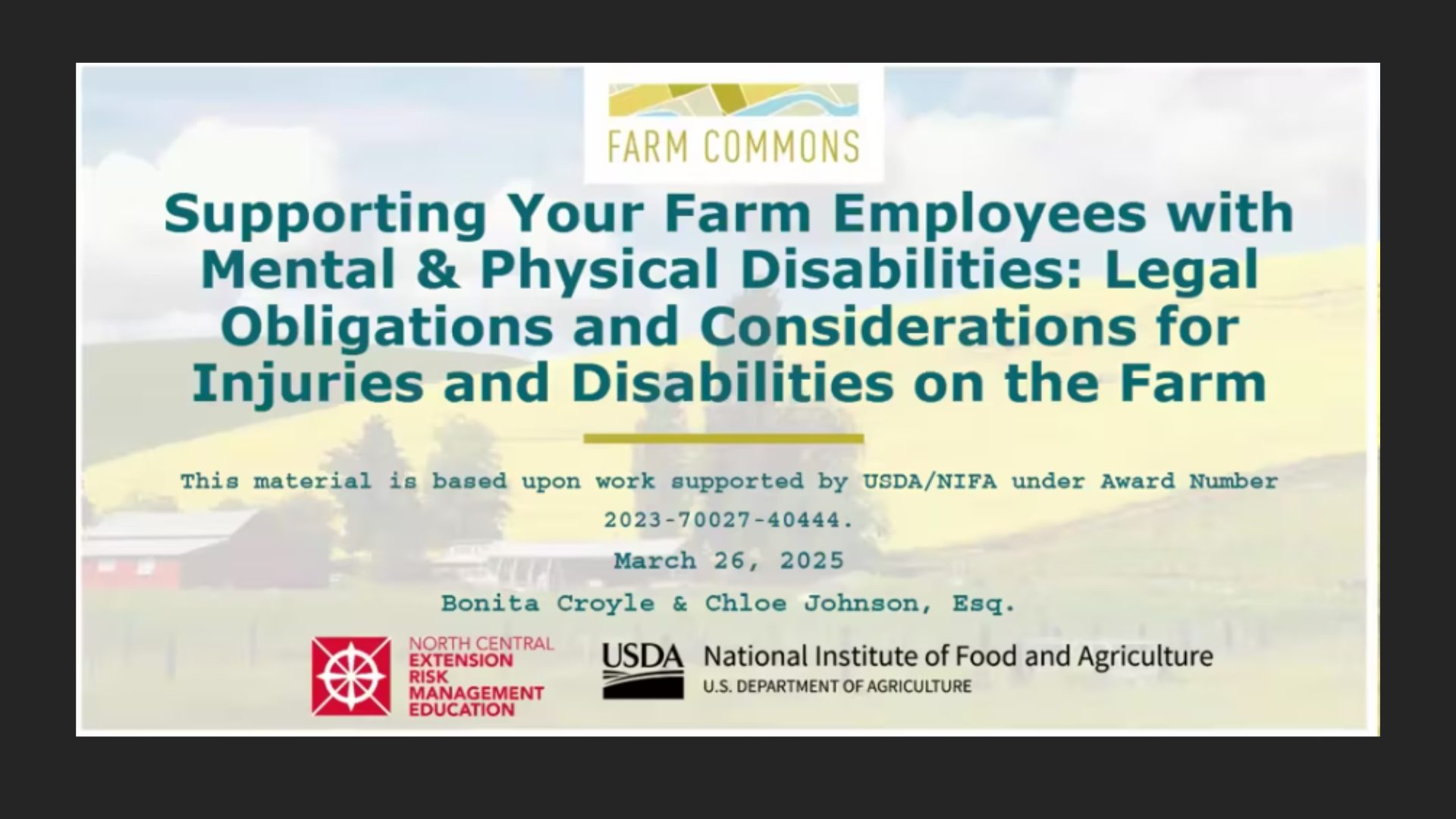 Supporting Your Farm Employees with Physical and Mental Disabilities ...