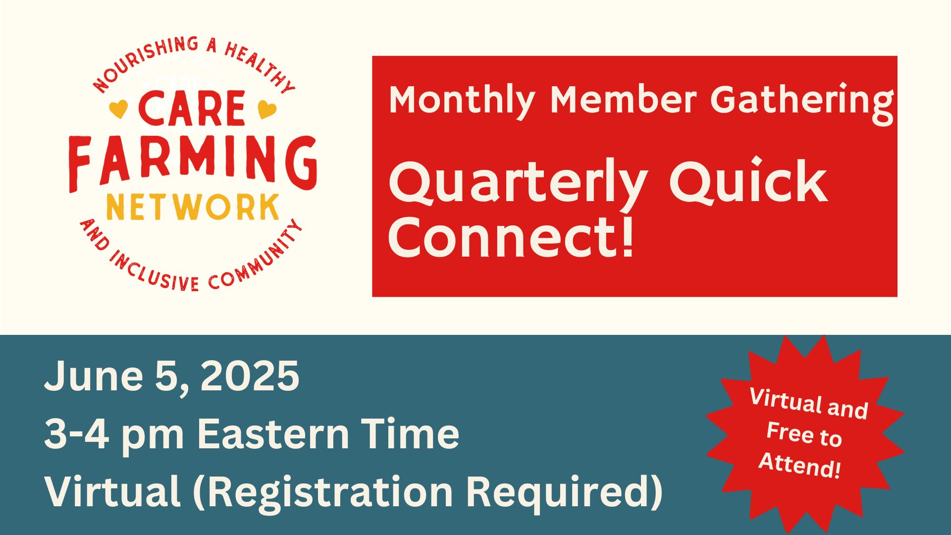 June Monthly Member Gathering - Care Farming Network